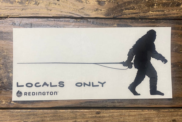Locals only sticker – RiversEdgeOutfittersNC